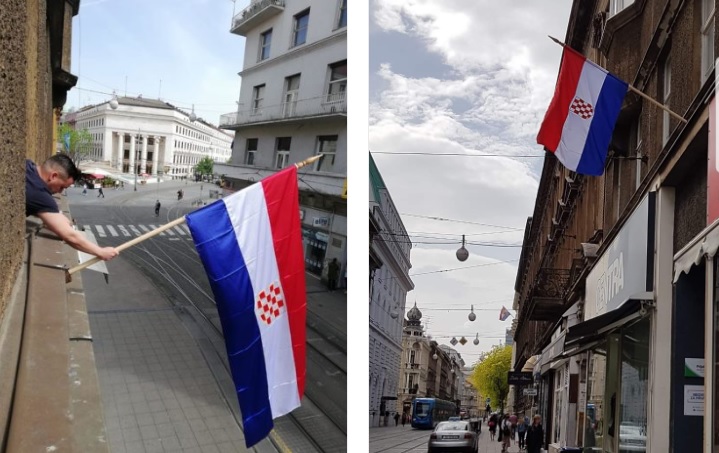 Policija: Vješanje zastave s prvim bijelim poljem nije prekršaj ni kazneno djelo - Hrvatska danas